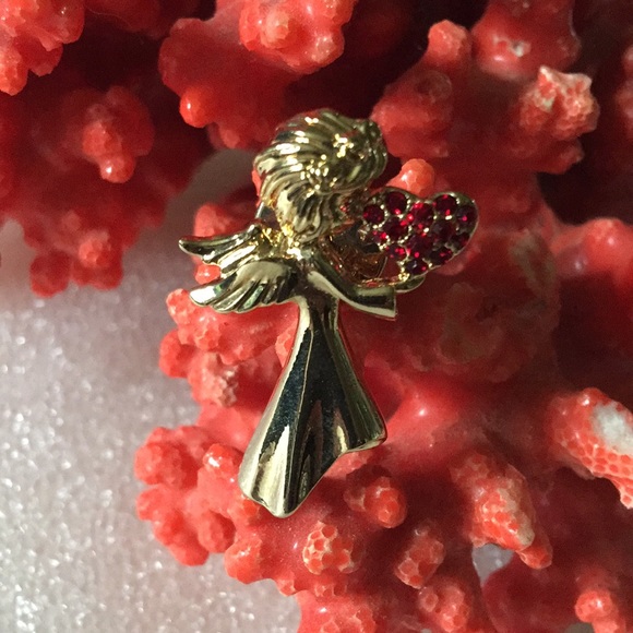 Vintage | Jewelry | Vintage R Engle Heart Pin | Poshmark